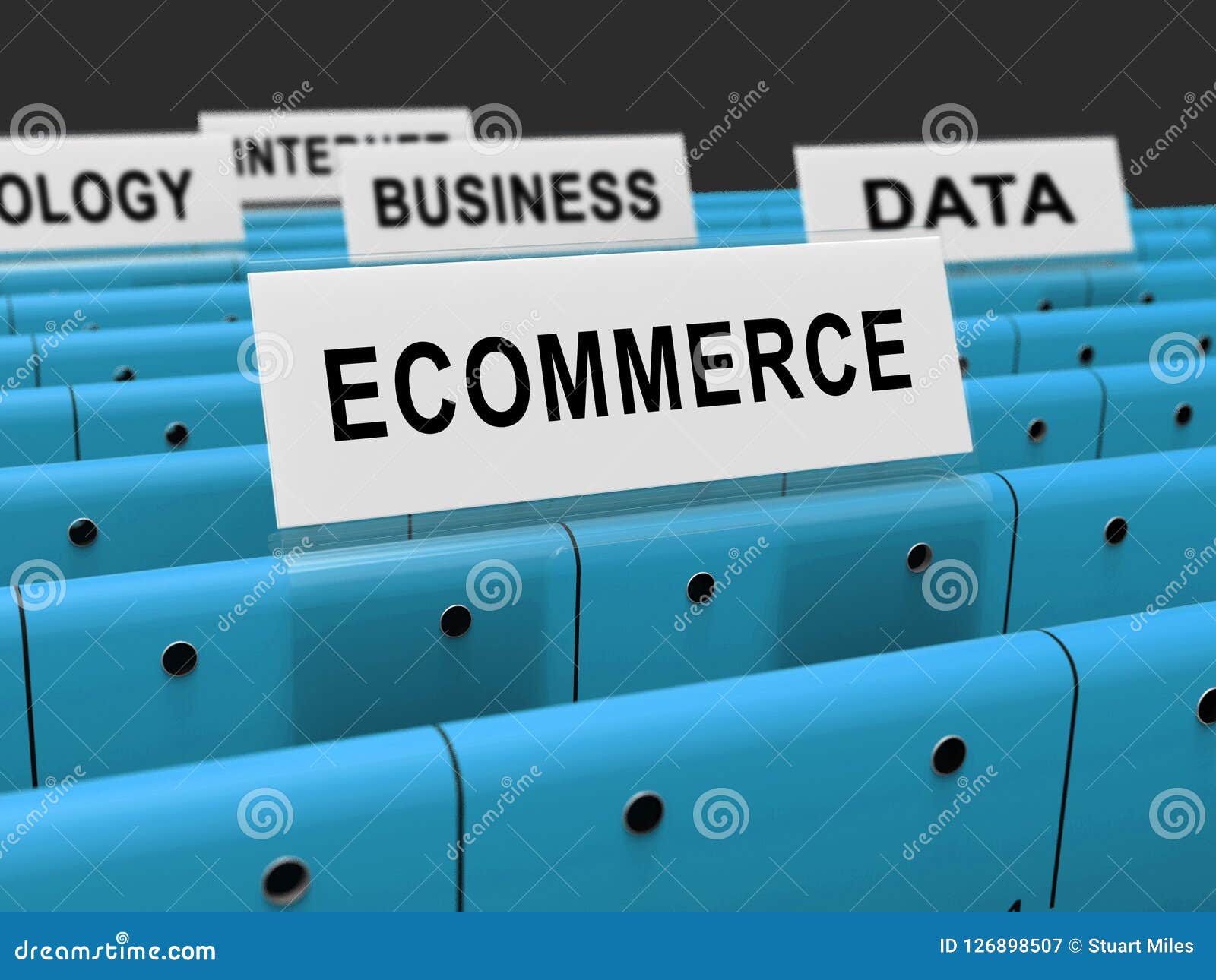 Ecommerce Platform Virtual Marketplace Portal 3d Rendering Stock ...