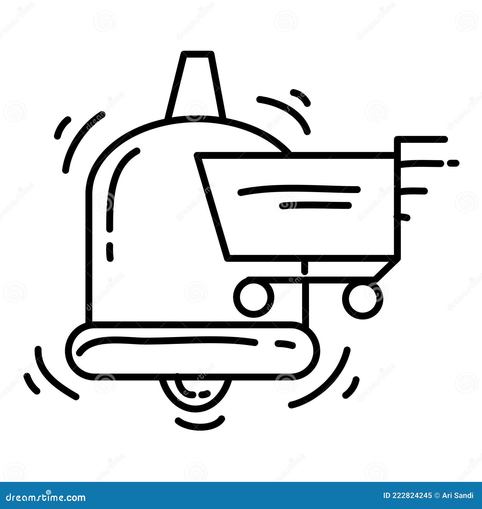 Ecommerce Reminder. Hand Drawn Icon Set, Outline Black, Doodle Icon, Vector Icon Stock Vector ...