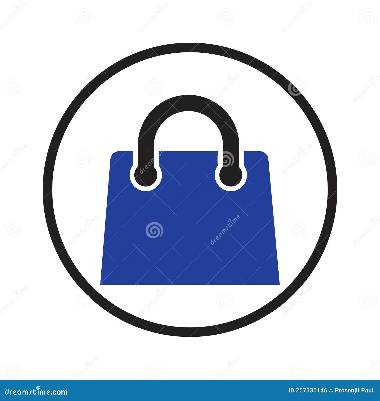 Ecommerce Shopping Bag Icon Stock Vector - Illustration of purchase ...