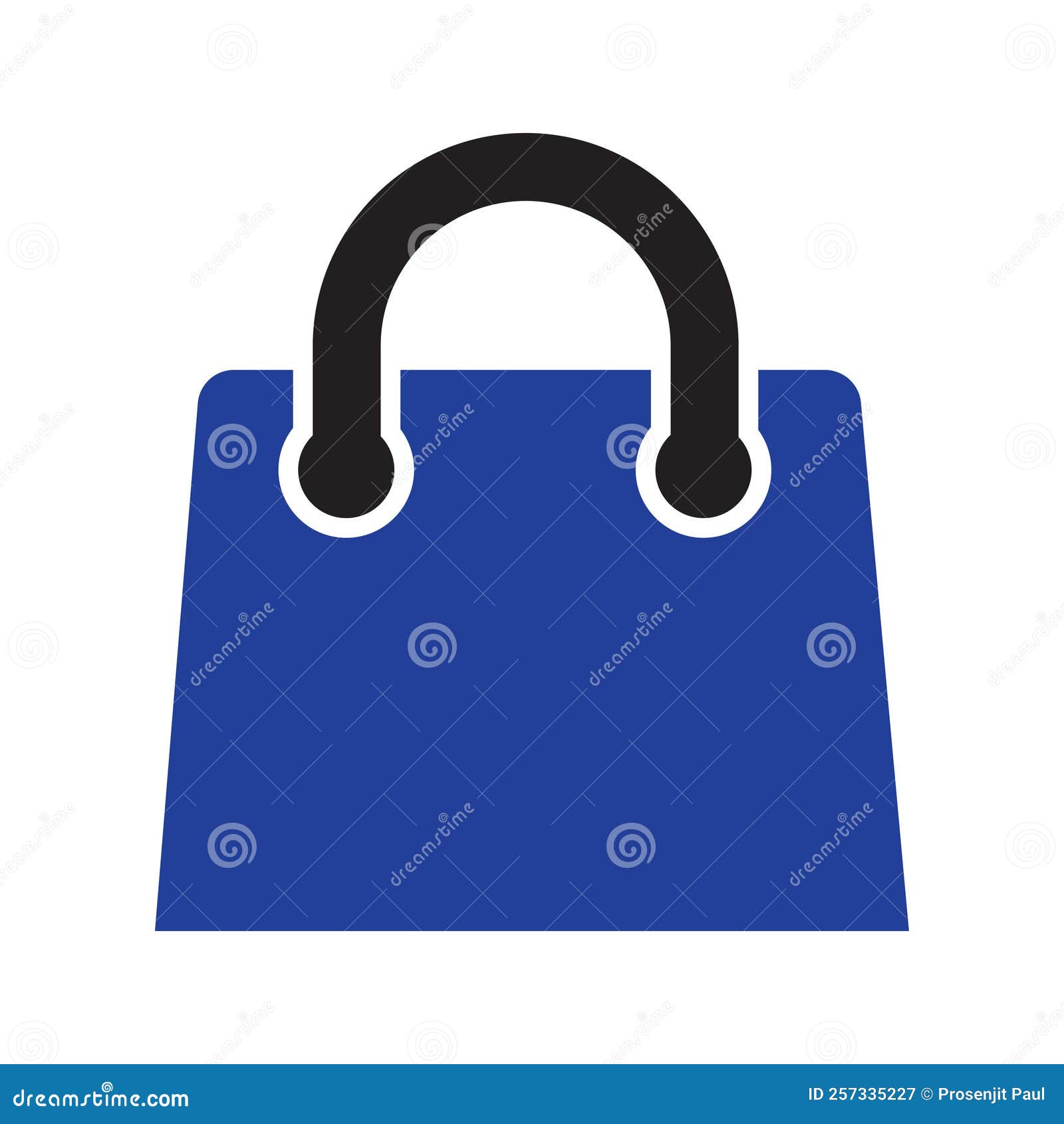 Ecommerce Shopping Bag Icon Stock Vector - Illustration of store ...