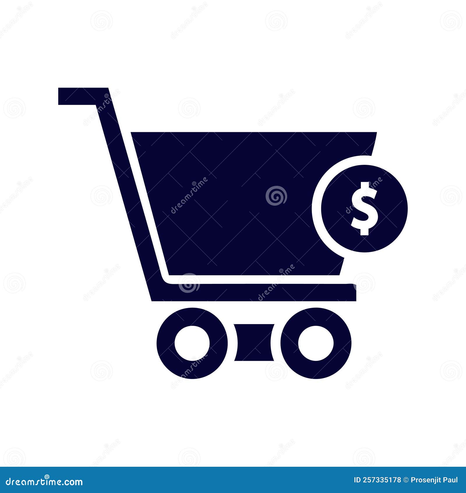 Ecommerce Shopping Cart Icon Stock Vector - Illustration of commerce ...