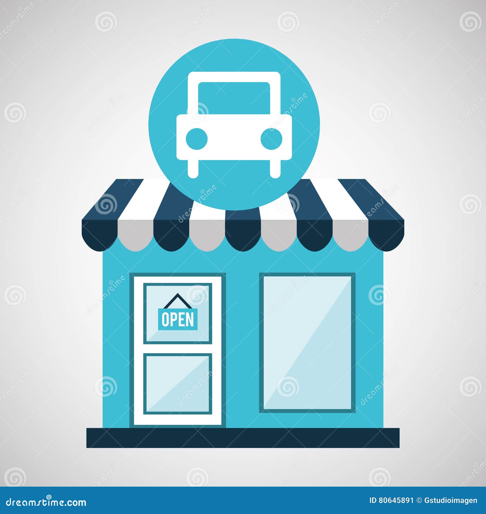 Ecommerce Store Car Vehicle Icon Stock Vector - Illustration of retail ...