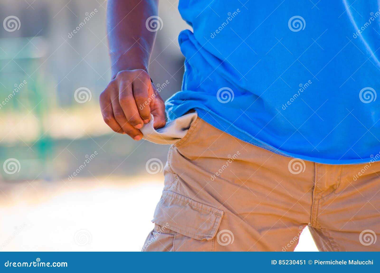 Economic Crisis of the Poor People Stock Image - Image of pocket, denim ...