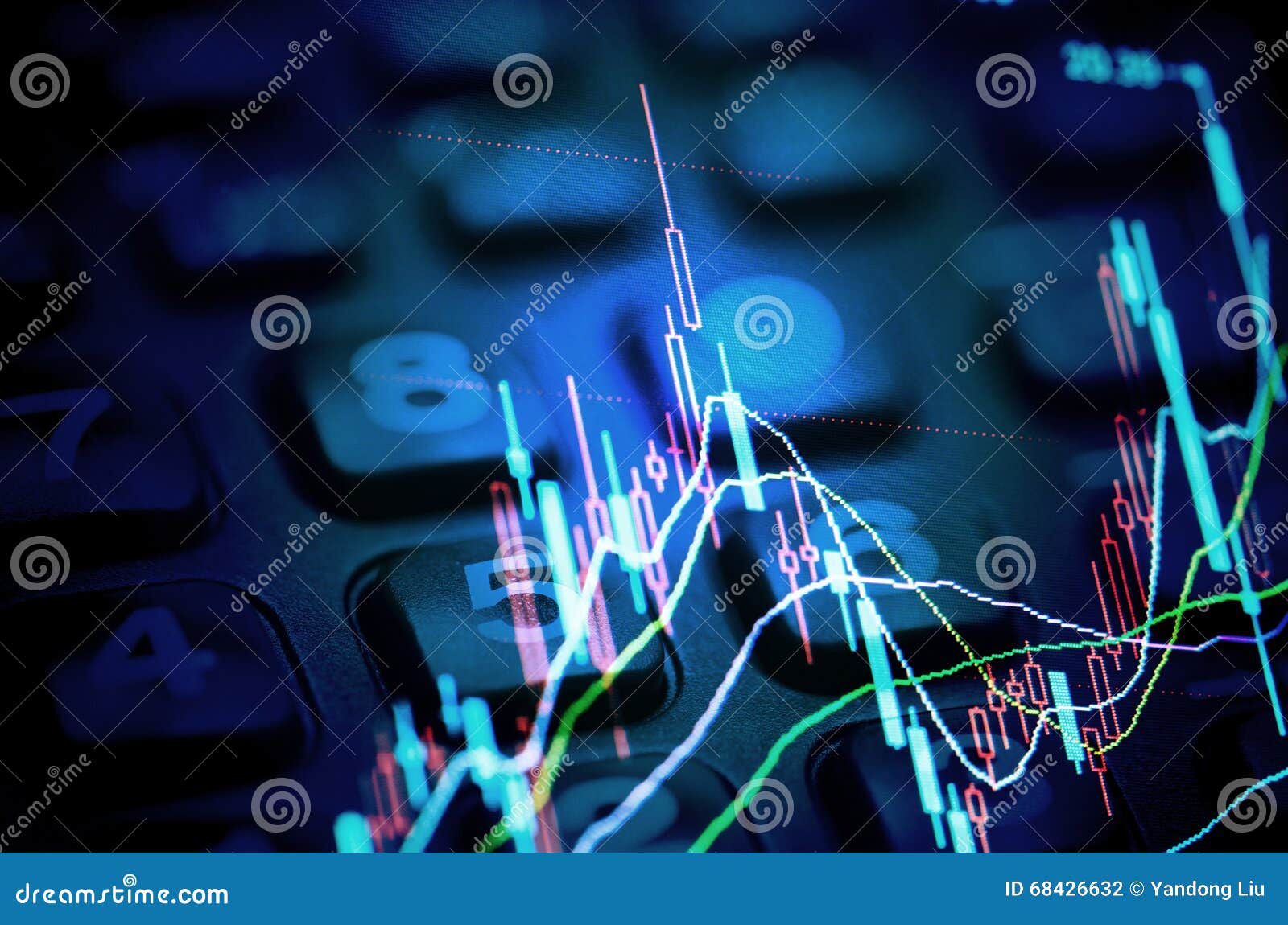 Economic data indicators stock photo. Image of counter - 68426632
