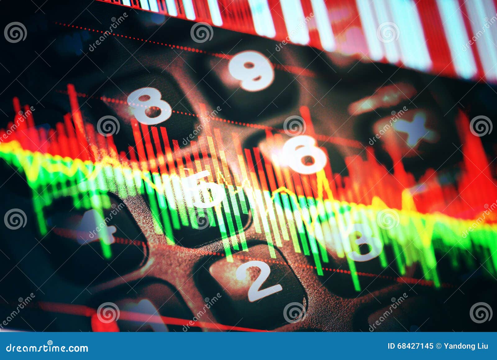 Economic data indicators stock image. Image of count - 68427145