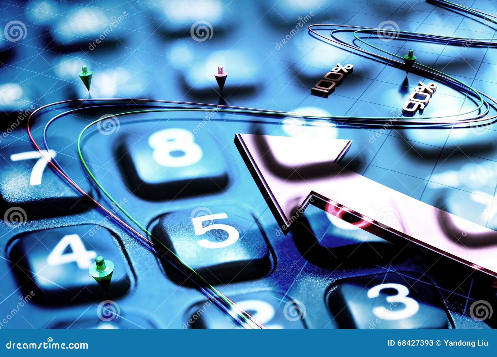 Economic data indicators stock image. Image of data, development - 68427393