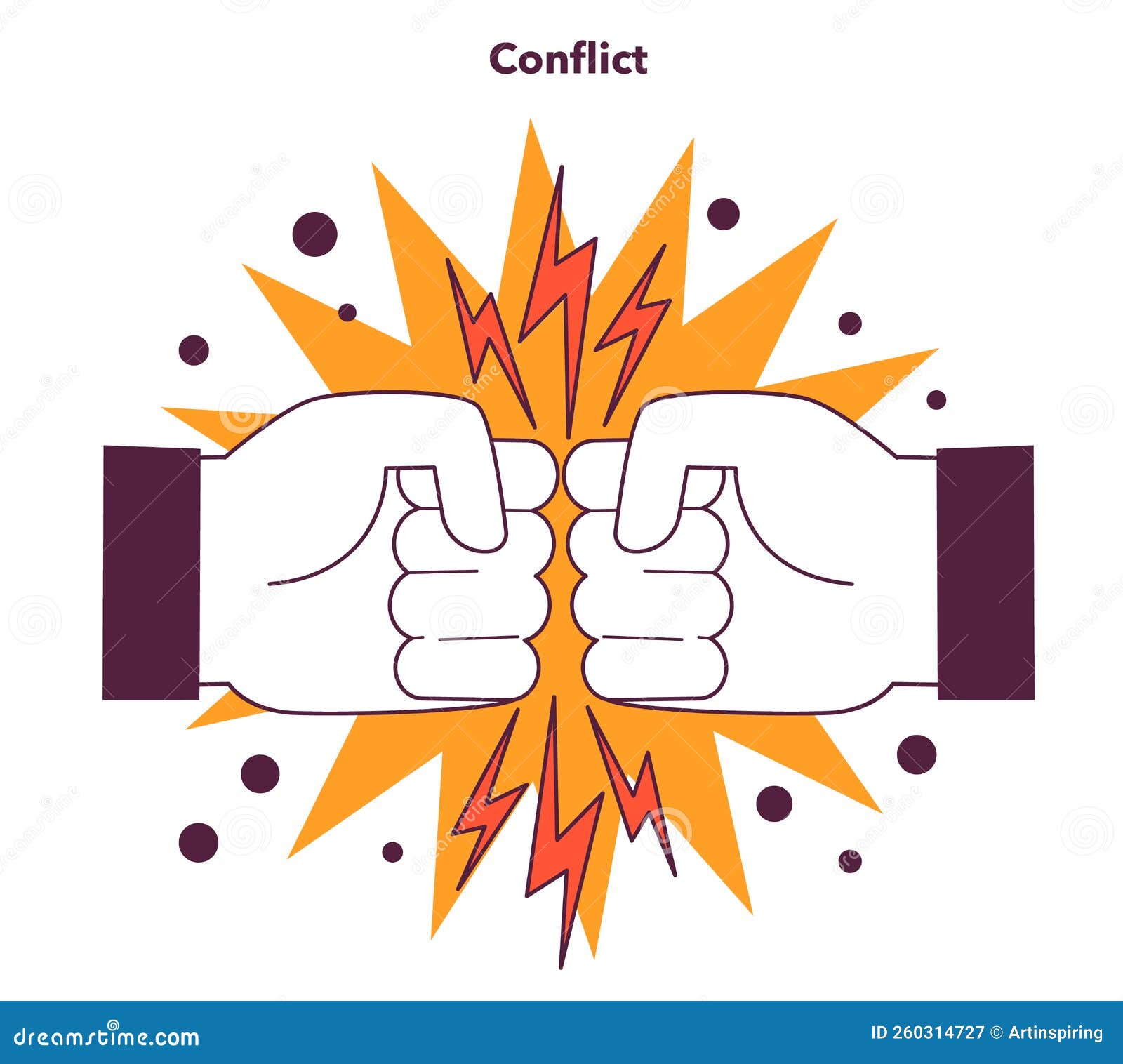 Economic Depression Causing Conflict. Global Financial Turmoil Stock ...