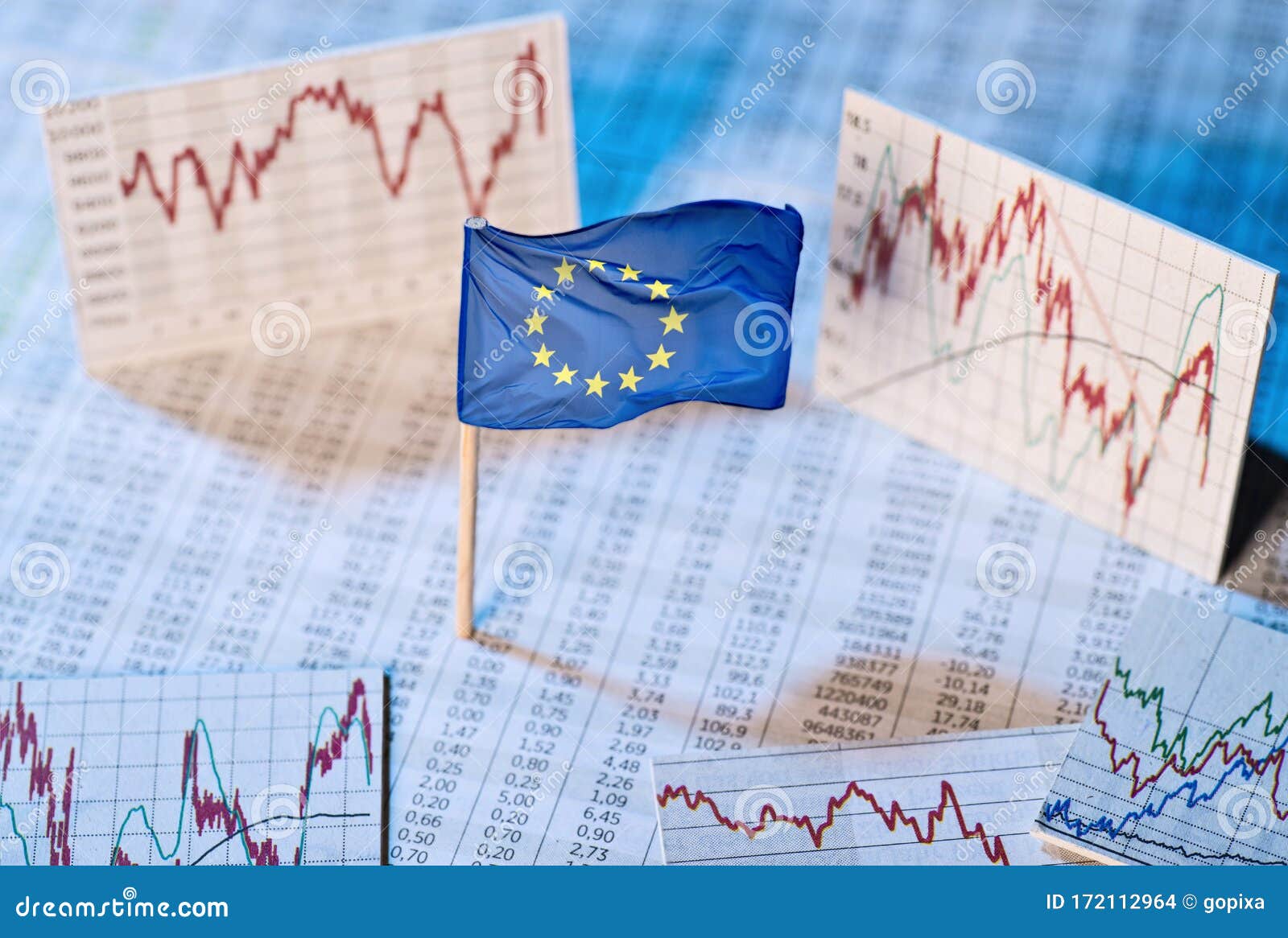 Economic Development in Europe Stock Photo - Image of finance, growth ...