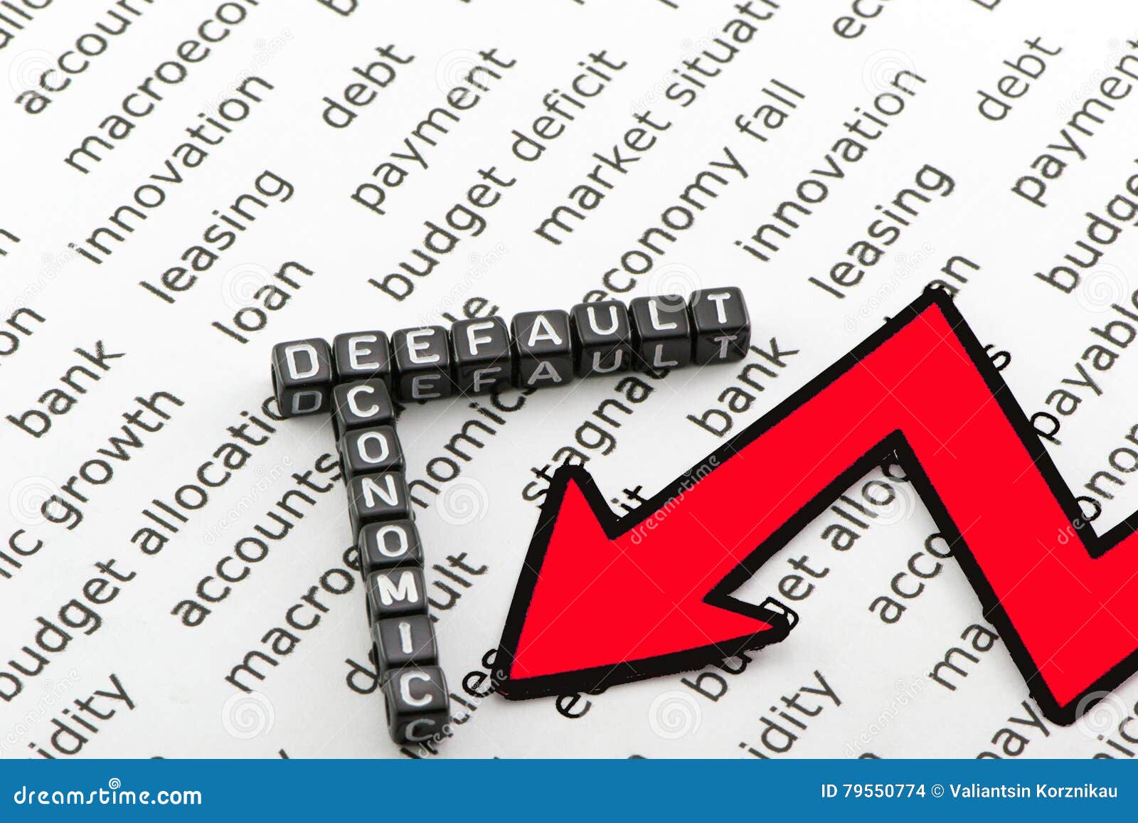 Economic downfall symbol stock photo. Image of fall, abstract - 79550774