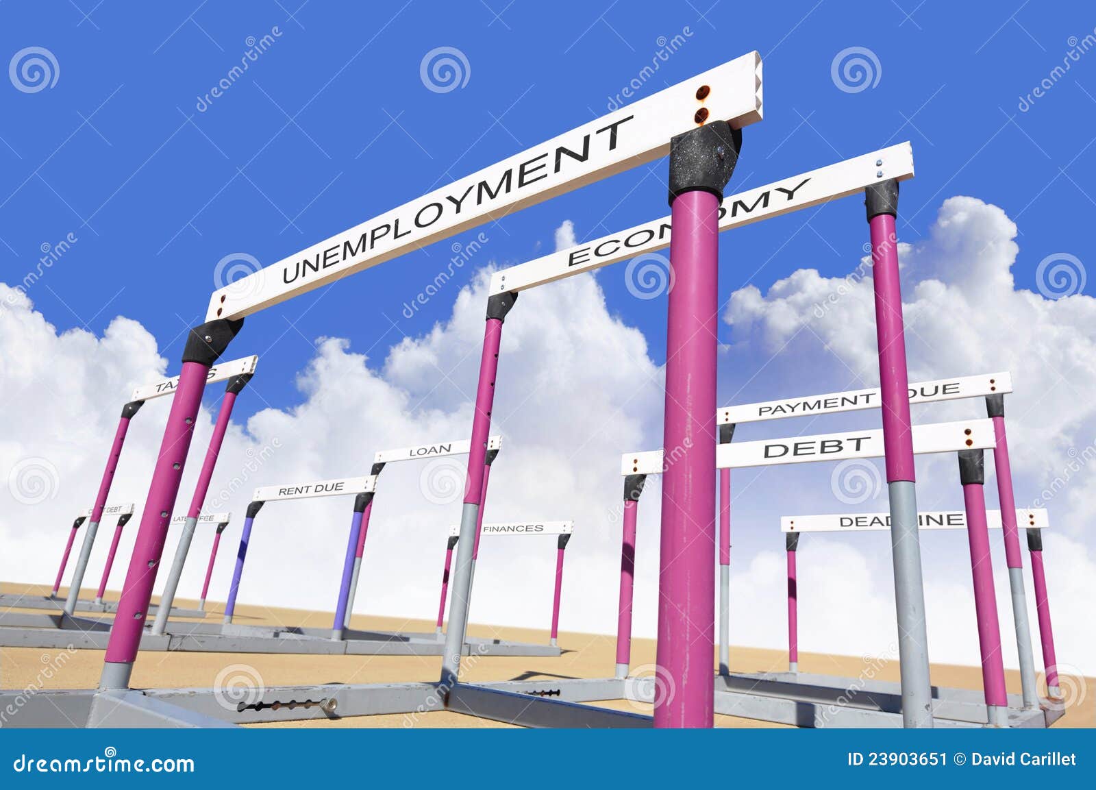 Economic and Financial Hardships Stock Image - Image of anxiety, crisis ...