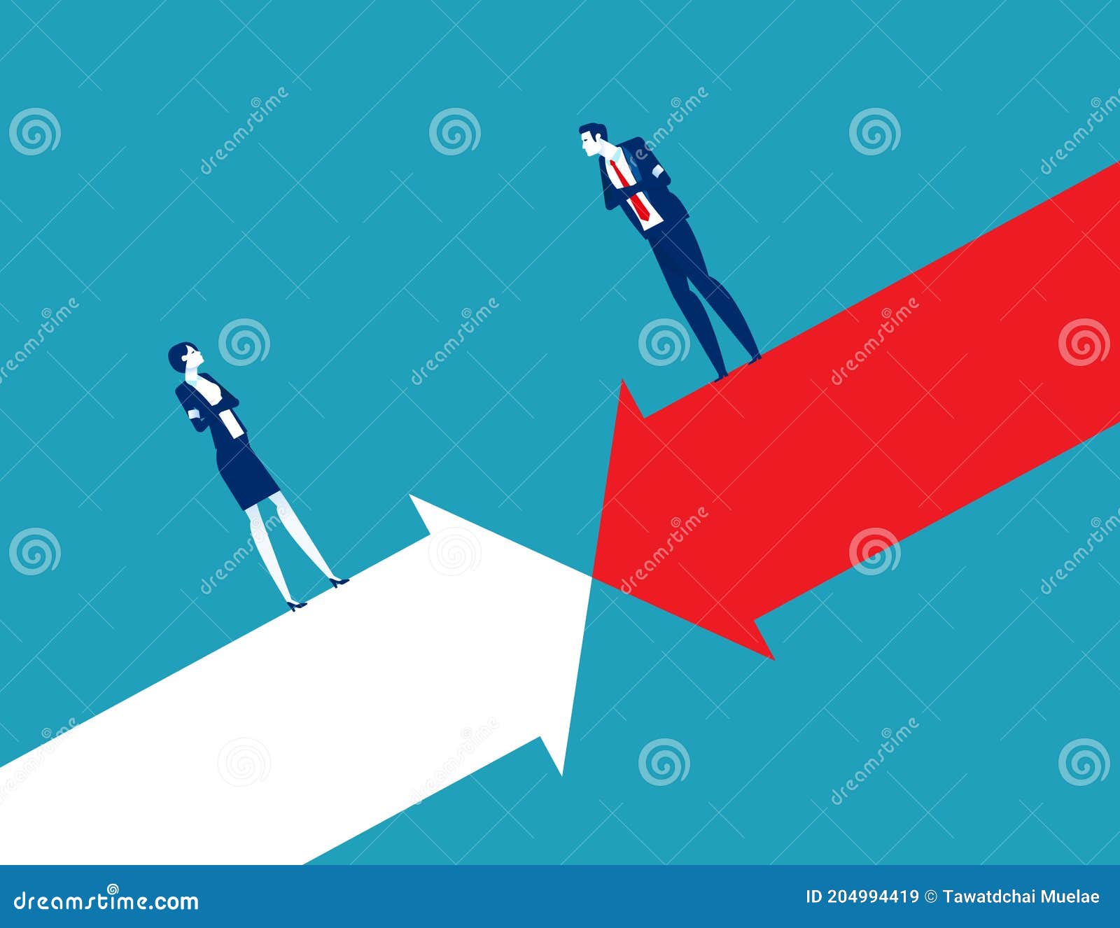 Economic Fluctuations. the Cycle of the Economy Stock Vector ...