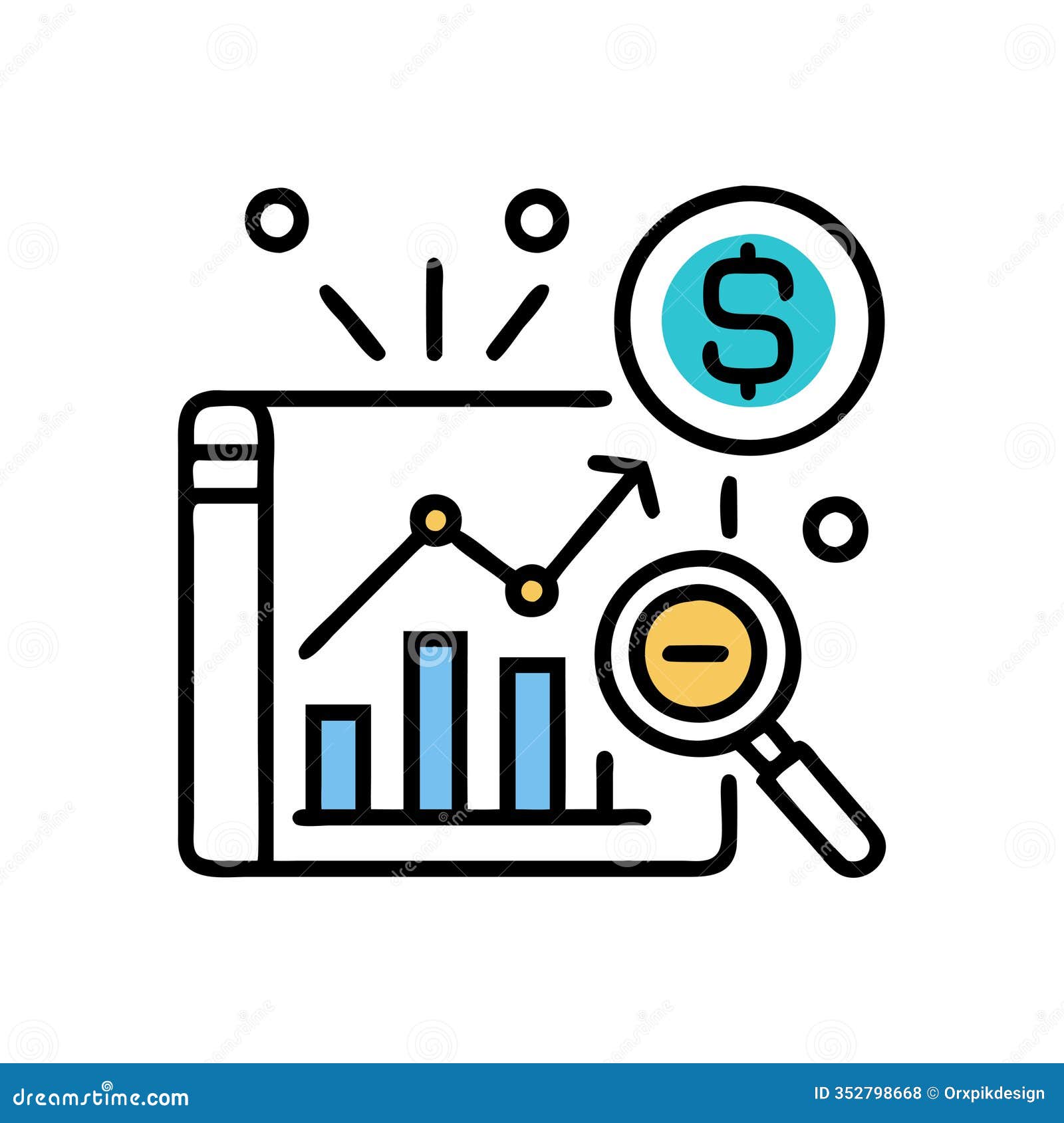 Economic Forecasting Tools Icon Stock Vector - Illustration of ...