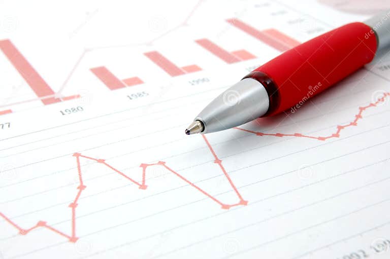 Economic graph stock image. Image of shares, chart, financial - 8273887