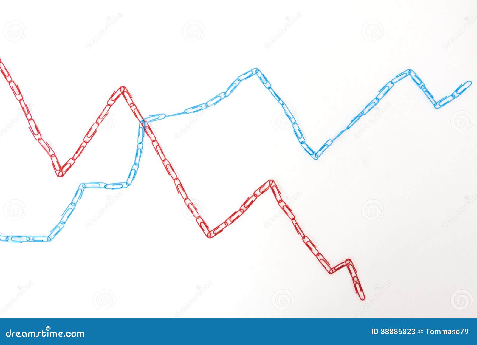 Economic Graph With Diagrams On The Stock Market, For Business And ...