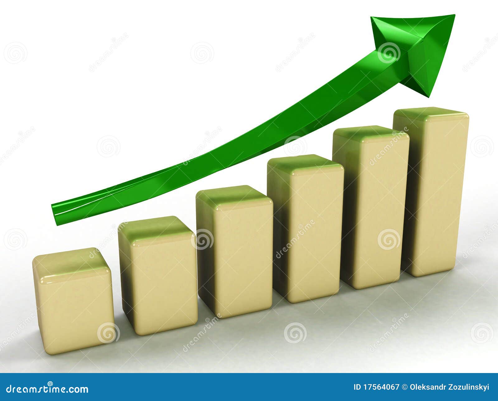 Economic Growth Charts â„–3 Stock Illustration - Illustration of office ...