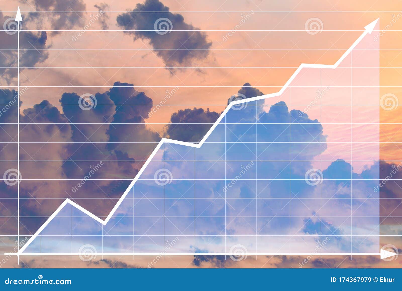 Economic Growth Concept with Charts Stock Image - Image of analytics ...