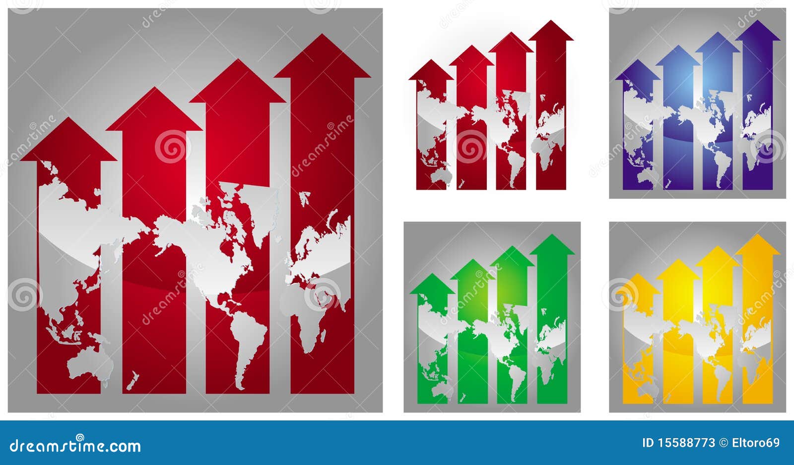 Economic Growth With Sudden Crash Bar Graph Stock Image | CartoonDealer ...