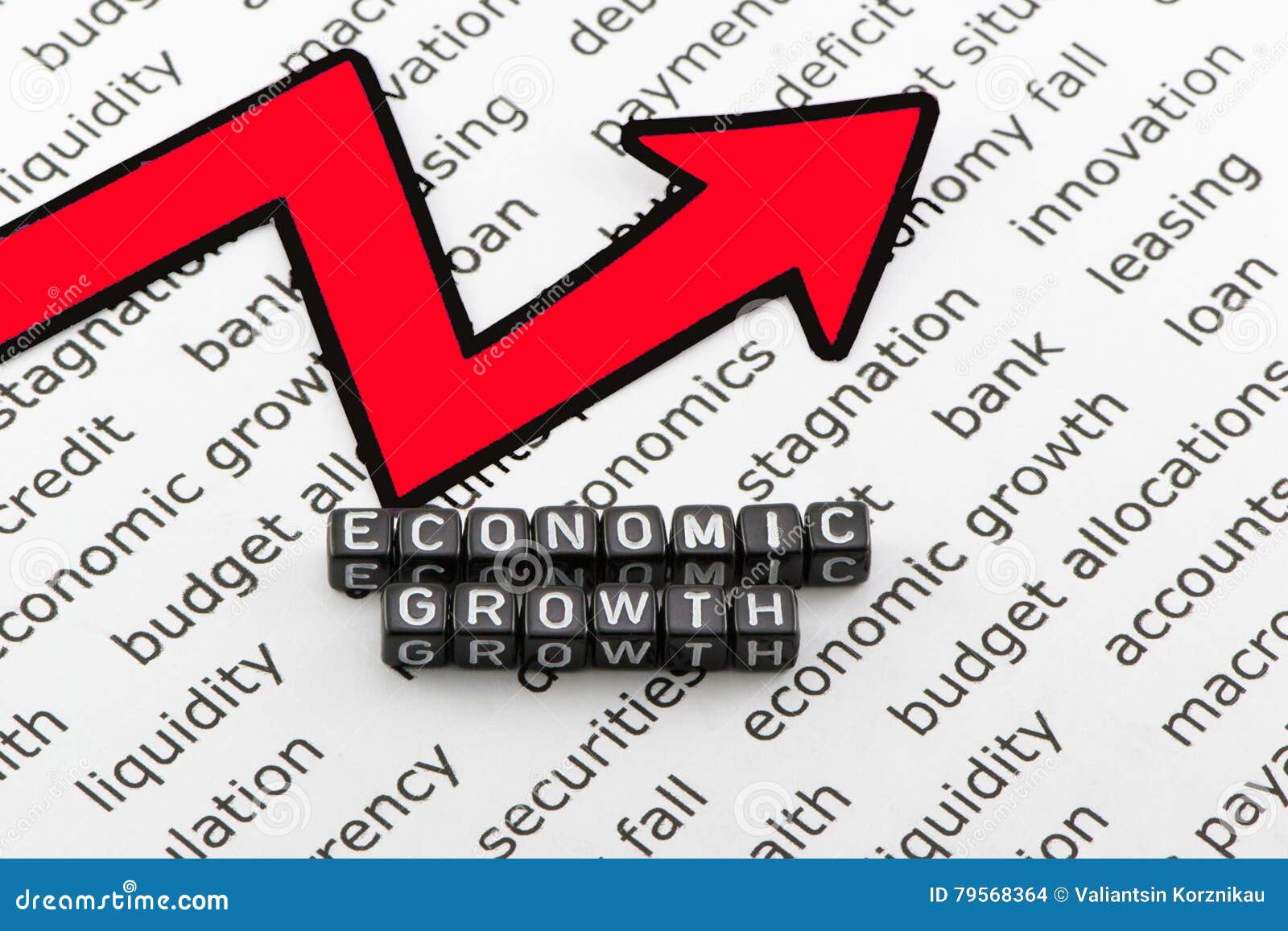 The economic growth stock photo. Image of default, finance - 79568364