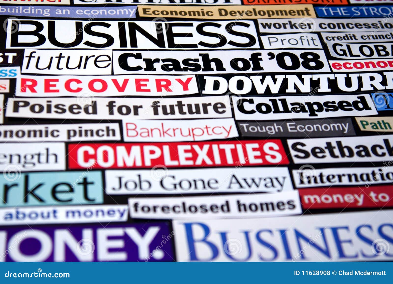 Economic Headlines stock photo. Image of economy, magazine - 11628908