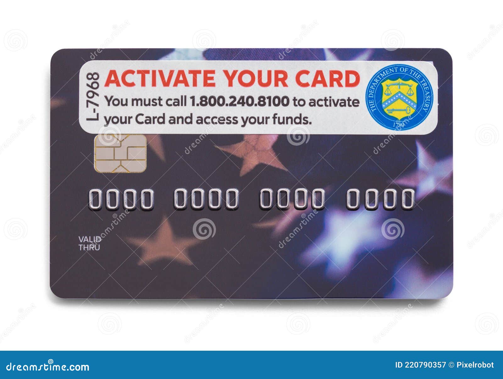 Economic Impact Payment Card Stock Image - Image of card, economic ...