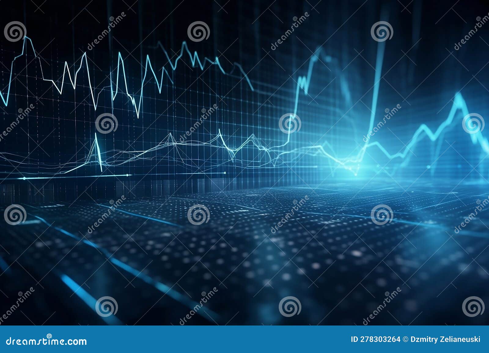 Economic Indicators, Growth Charts, 3 Illustrations. Graphic Design ...