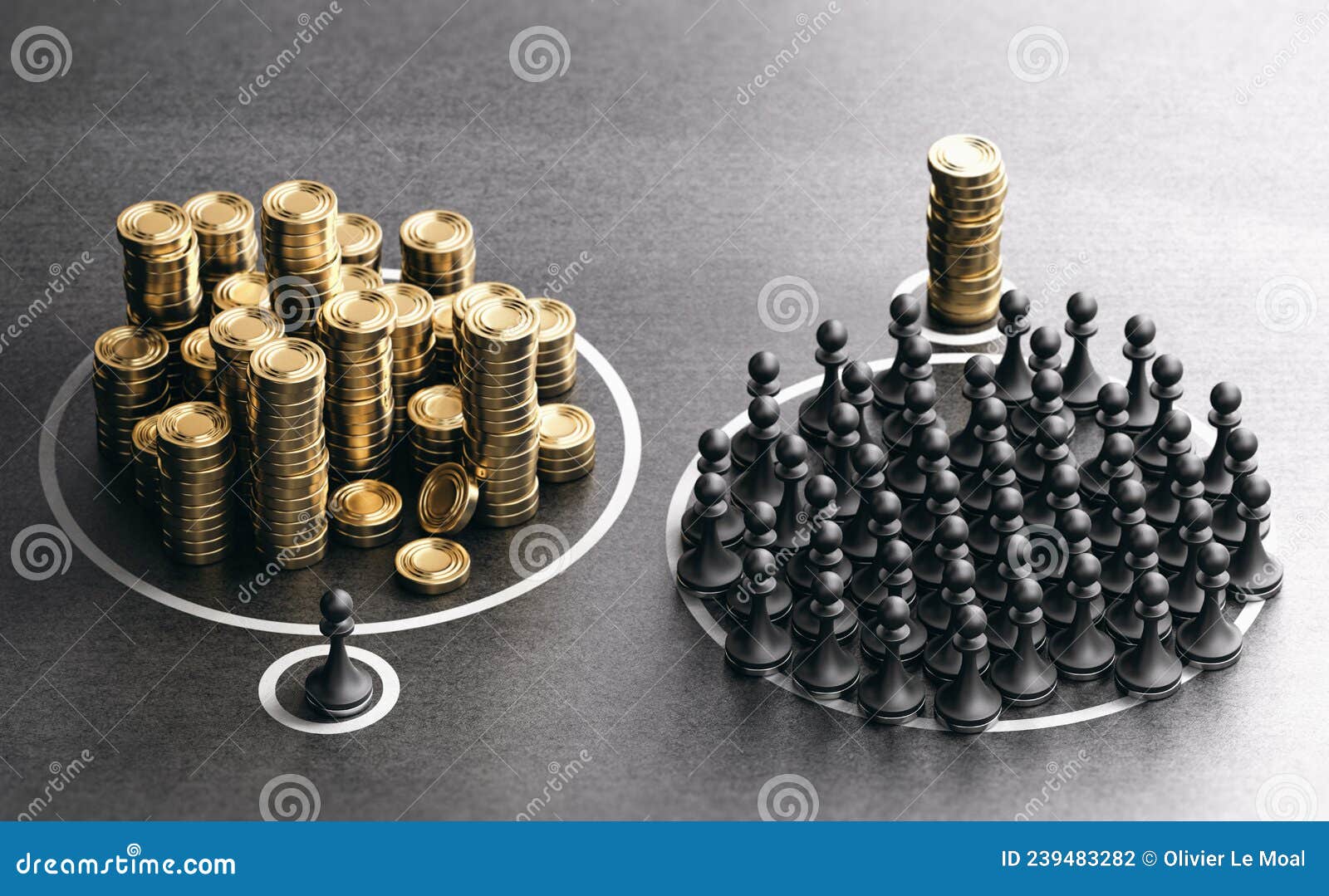 Economic Inequality. Rich Vs Poor Stock Photo - Image of company ...