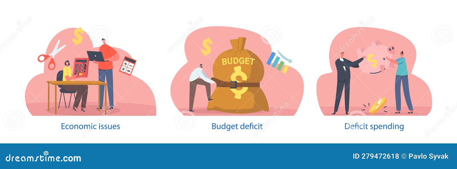 Economic Issues Isolated Elements with Characters. Challenges and ...
