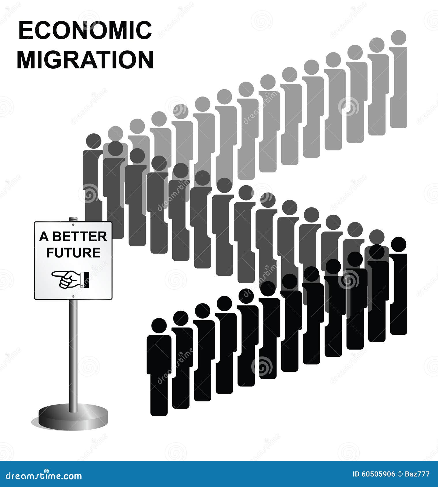 Economic Migration Royalty-Free Stock Photography | CartoonDealer.com ...