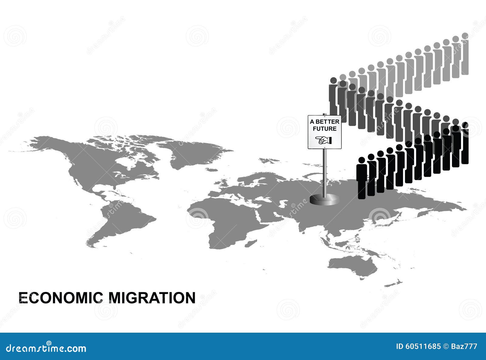Economic Migration Royalty-Free Stock Photography | CartoonDealer.com ...