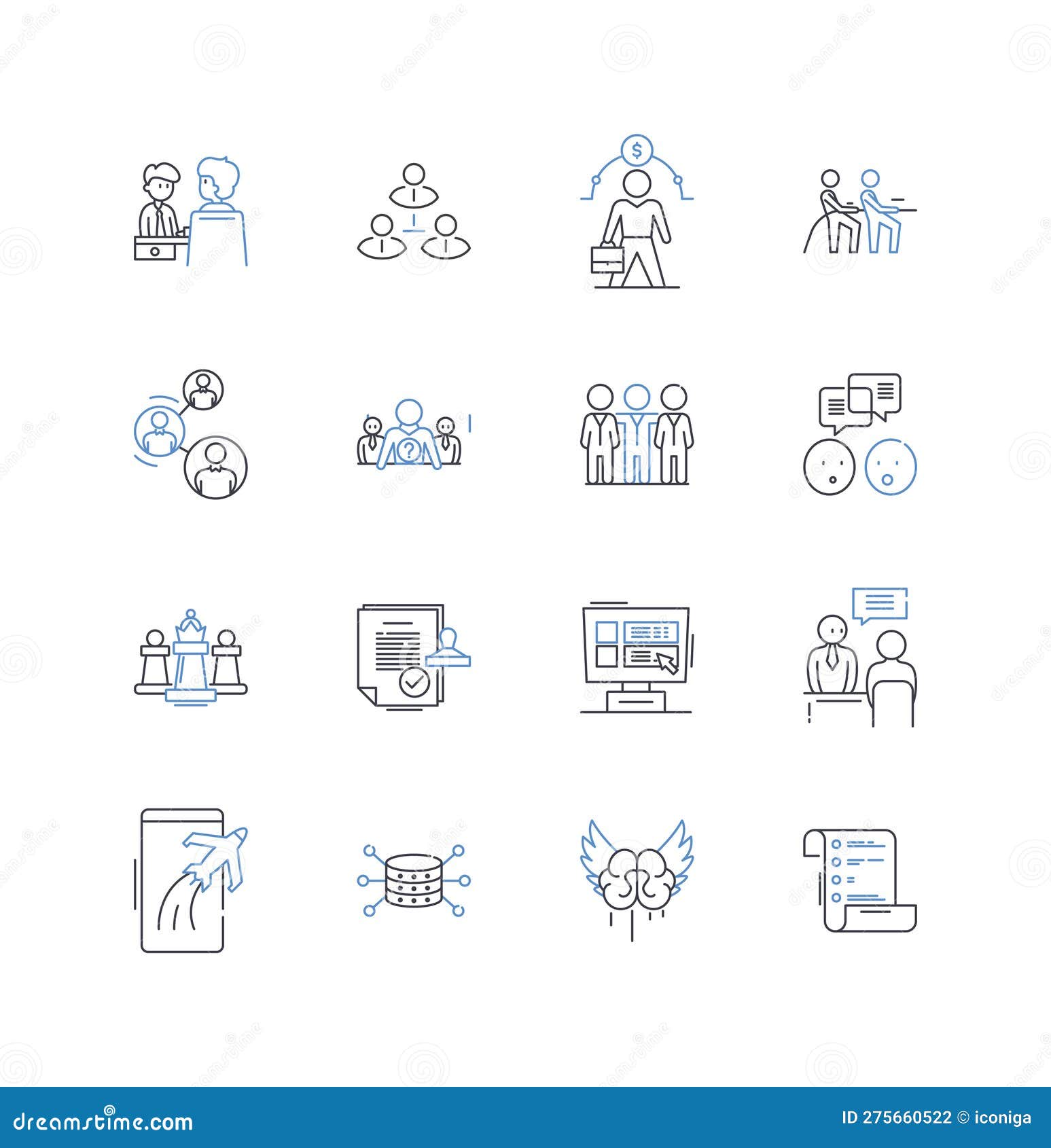 Economic Organization Line Icons Collection. Regulation, Competition ... Economic Organization Line Icons Collection. Regulation, Competition ...