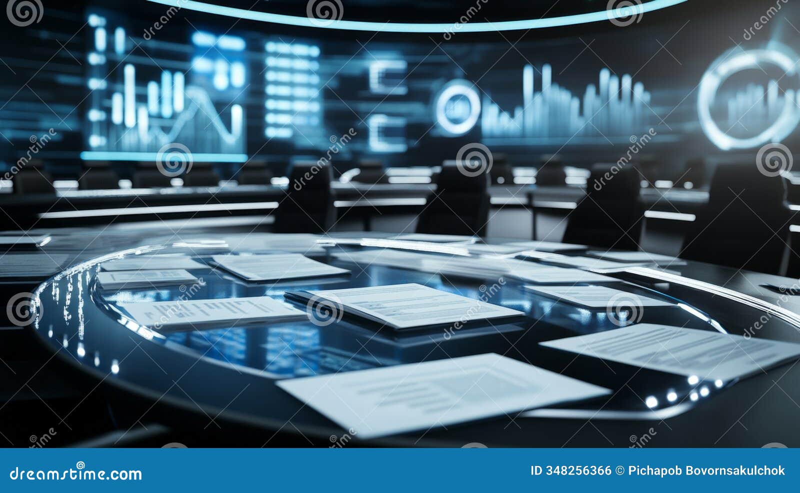 Innovative Conference Room Design Featuring Modern Long Tables And ...