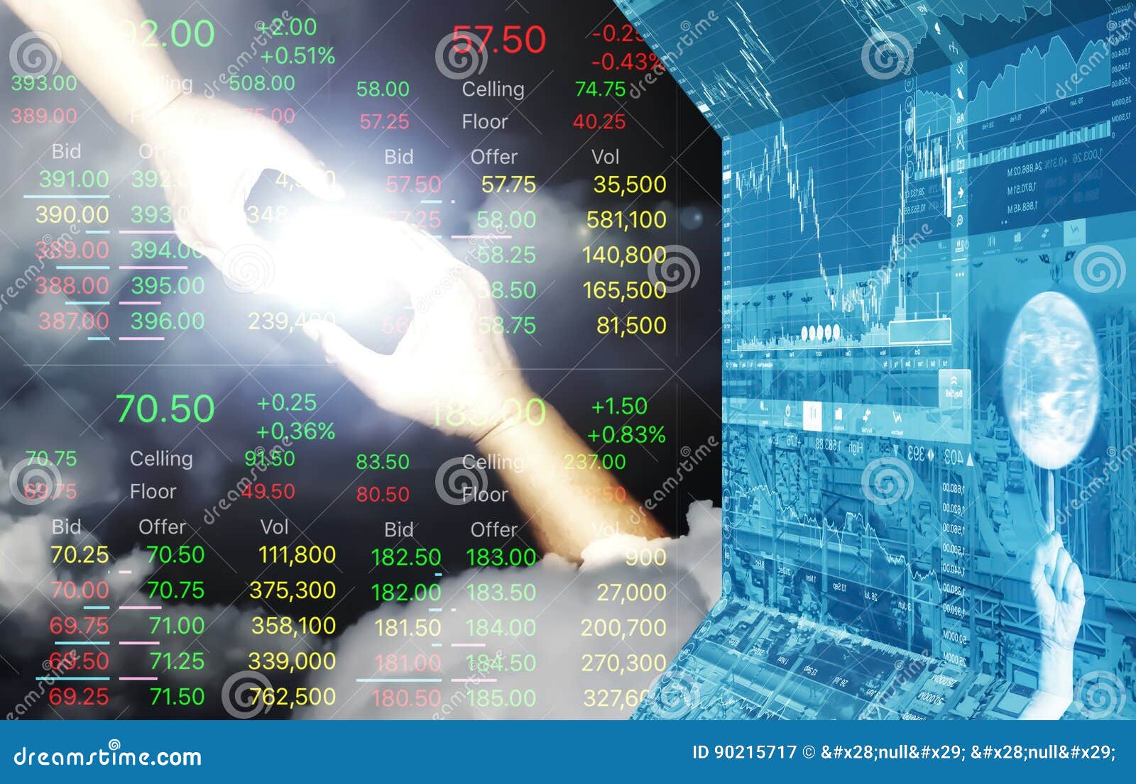 Economic Problems and Business Crisis with Graph. Stock Image - Image ...