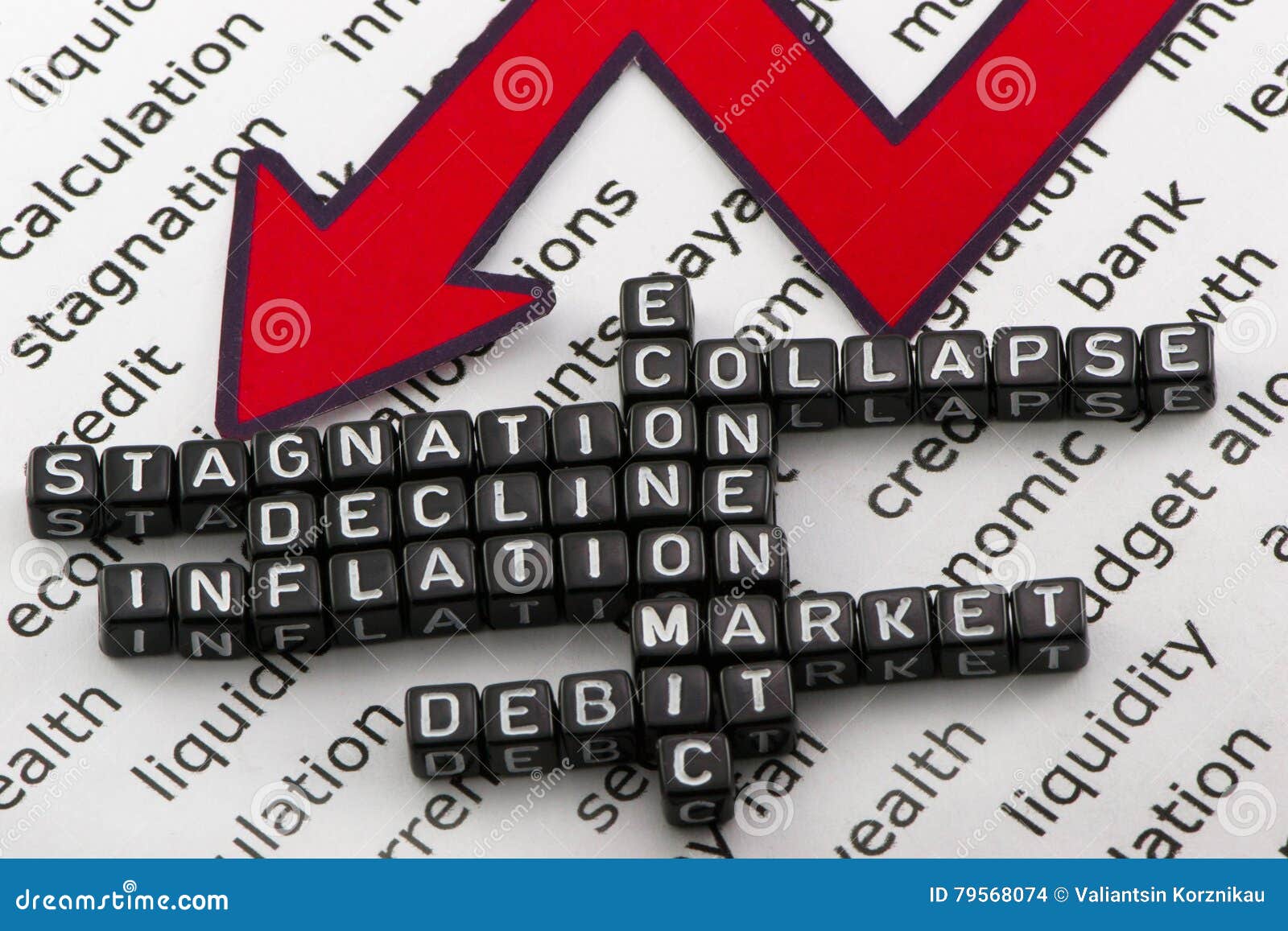 Economic problems stock photo. Image of fall, economic - 79568074