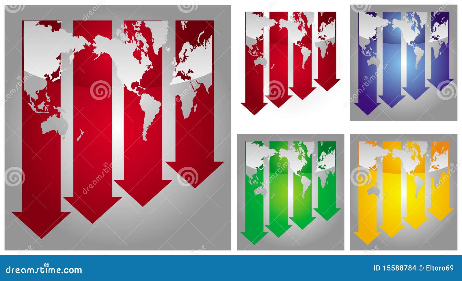 Economic recession graph stock vector. Illustration of finance - 15588784