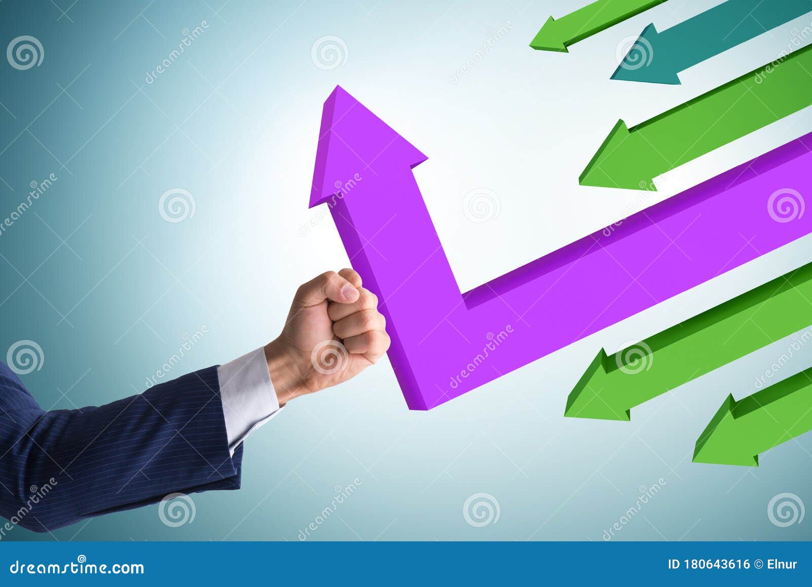 Economic Recovery Concept with the Line Charts Stock Photo - Image of ...