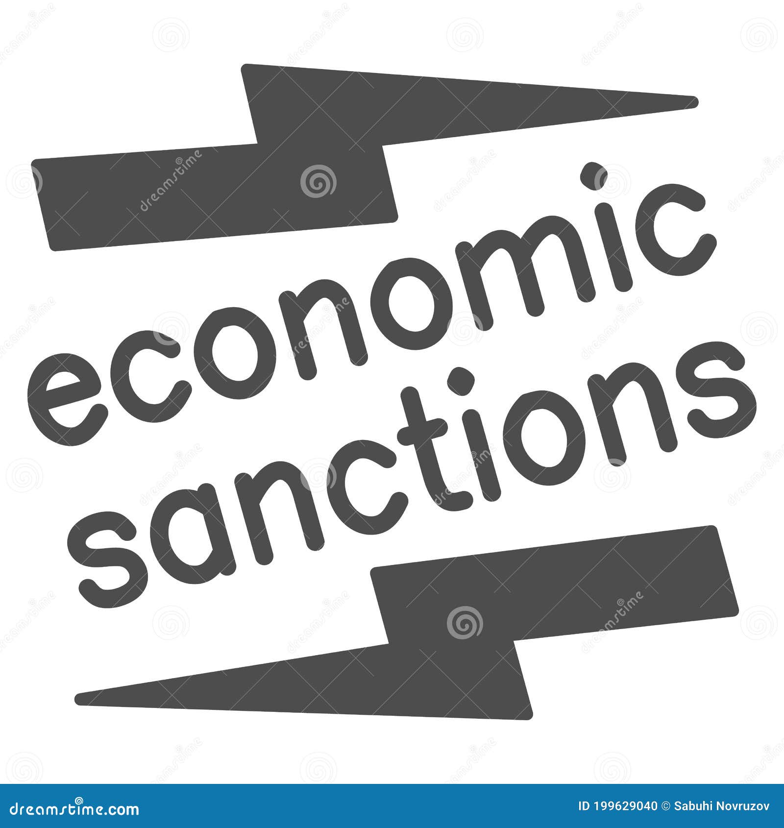 Economic Sanctions Text with Lightning Solid Icon, Economic Sanctions ... Economic Sanctions Text with Lightning Solid Icon, Economic Sanctions ...