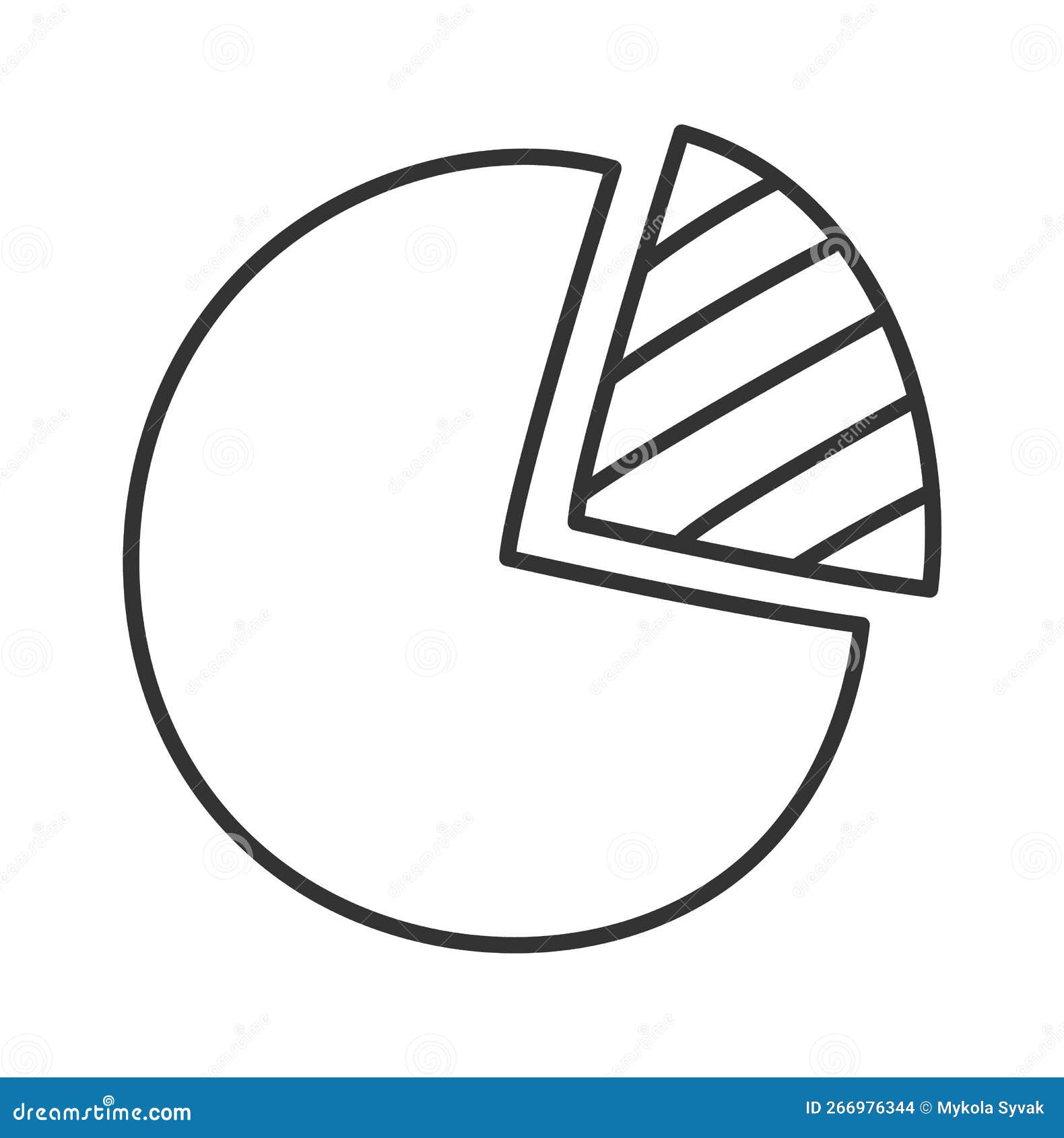 Economic Sectors Diagram Flat Icon Stock Vector - Illustration of ...