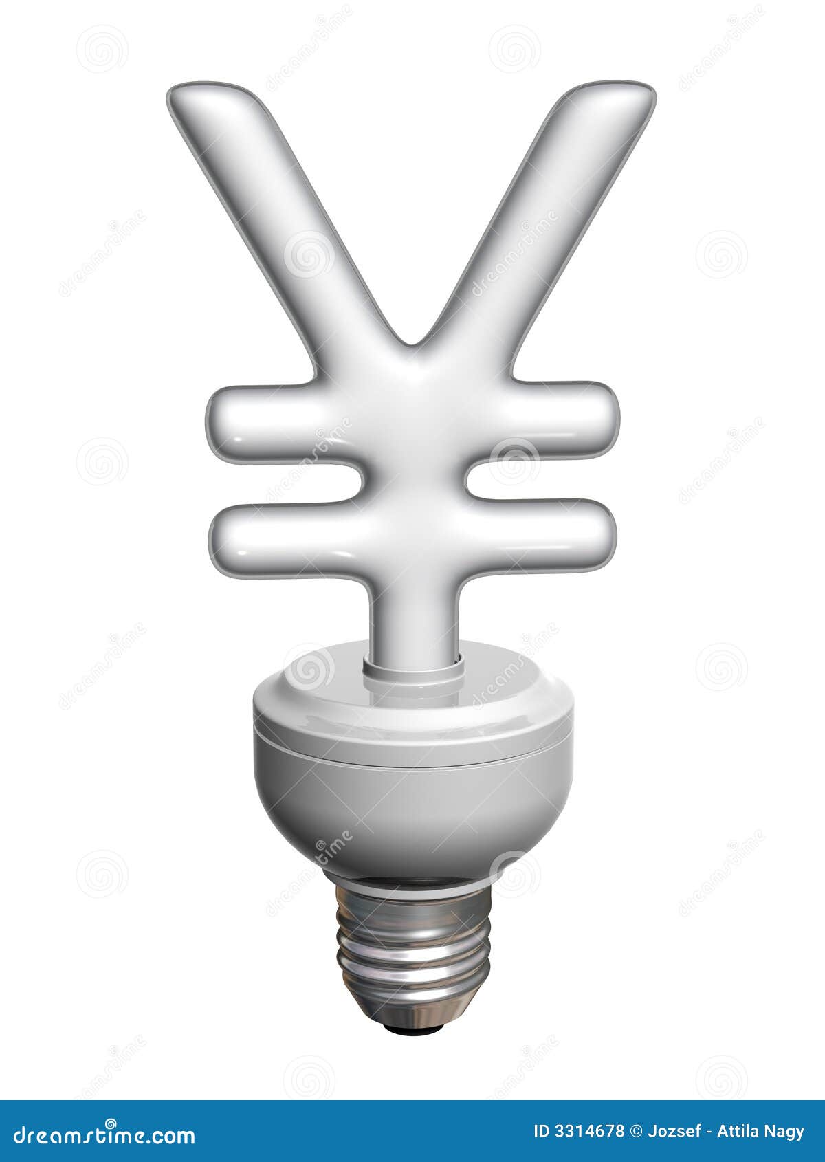 Economic Yen bulb stock illustration. Illustration of currency - 3314678