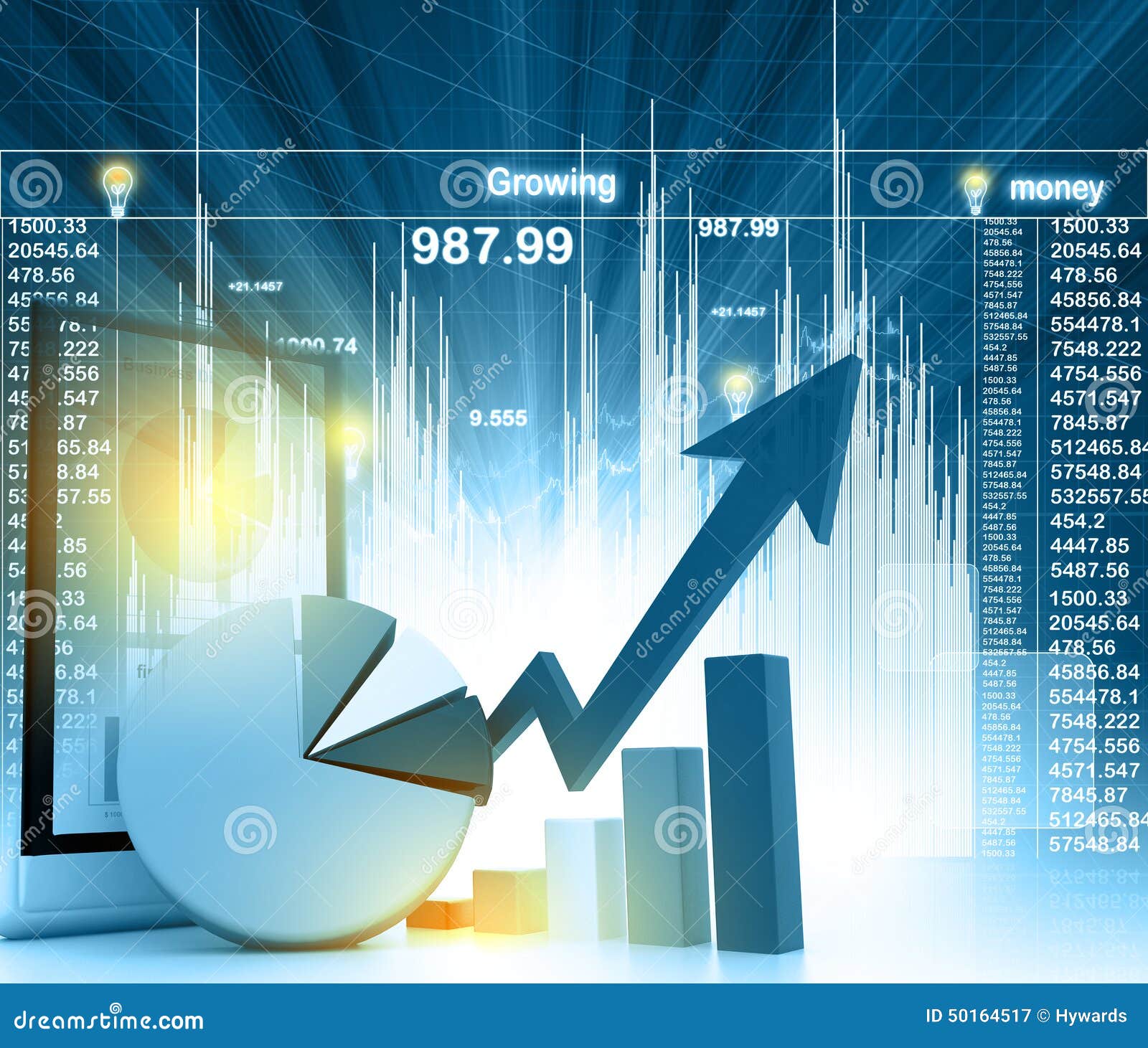 Economical business chart stock illustration. Illustration of profile ...