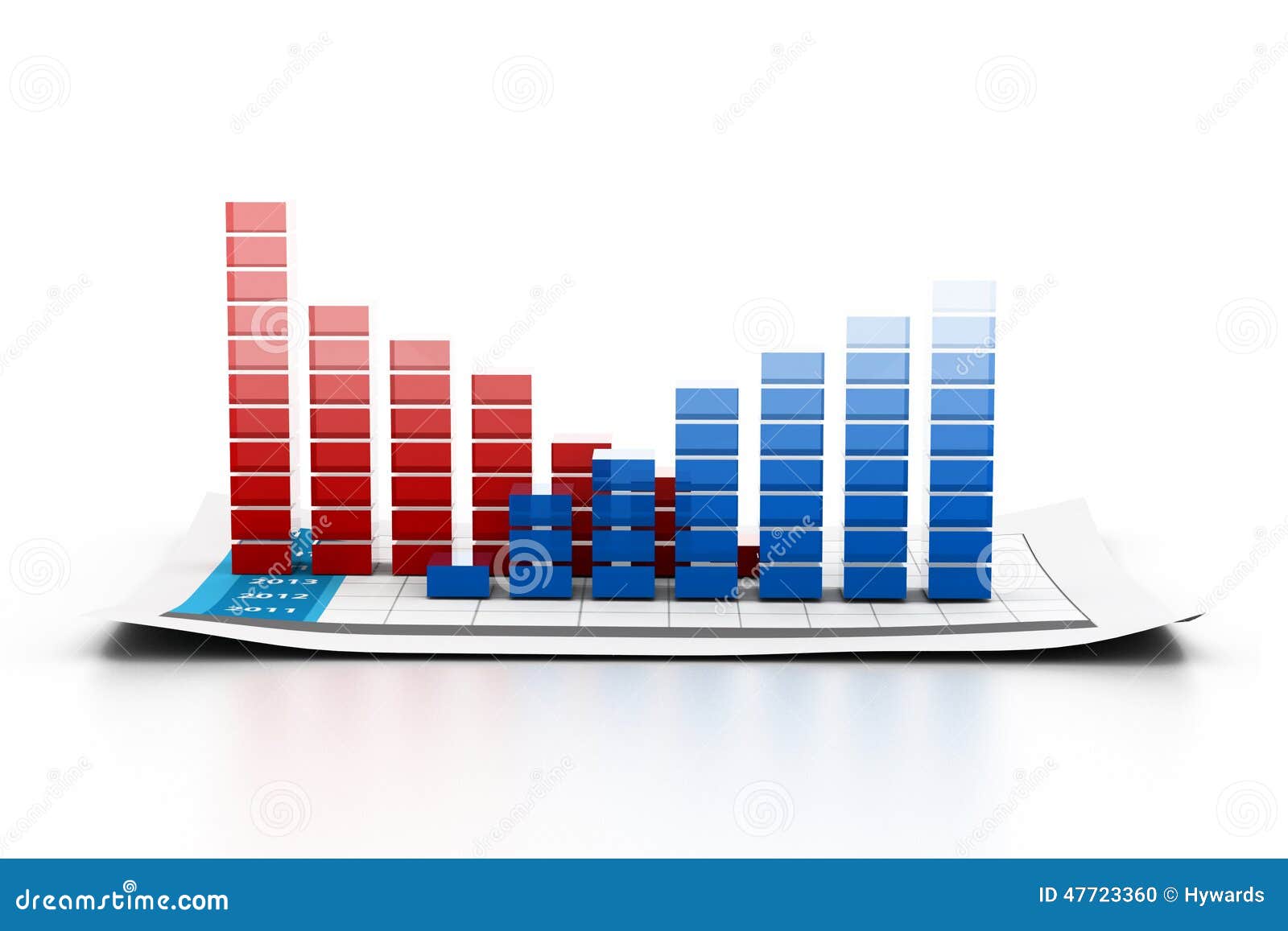 Economical business graph stock illustration. Illustration of grow ...