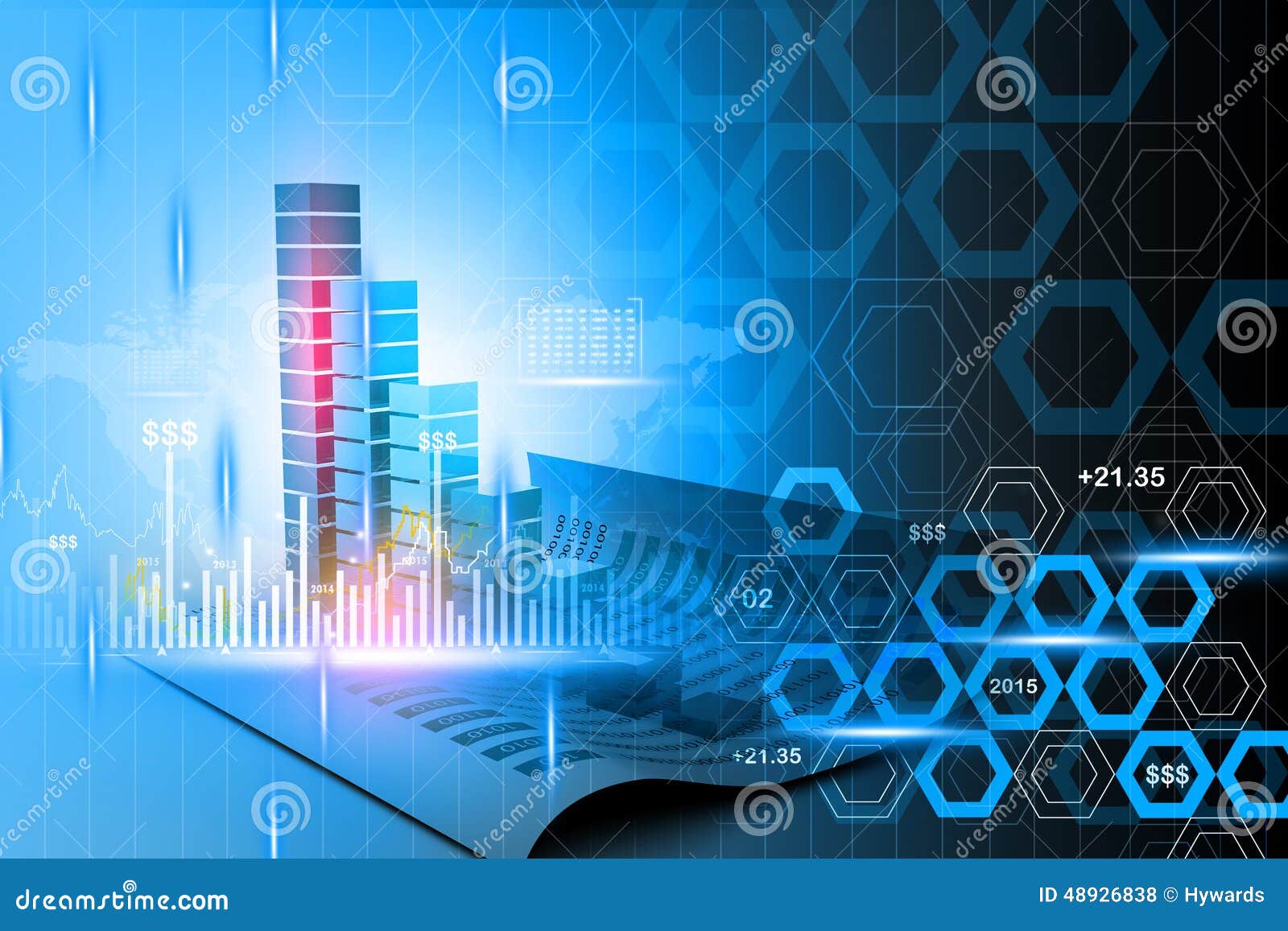 Economical business graph stock illustration. Illustration of graphic ...