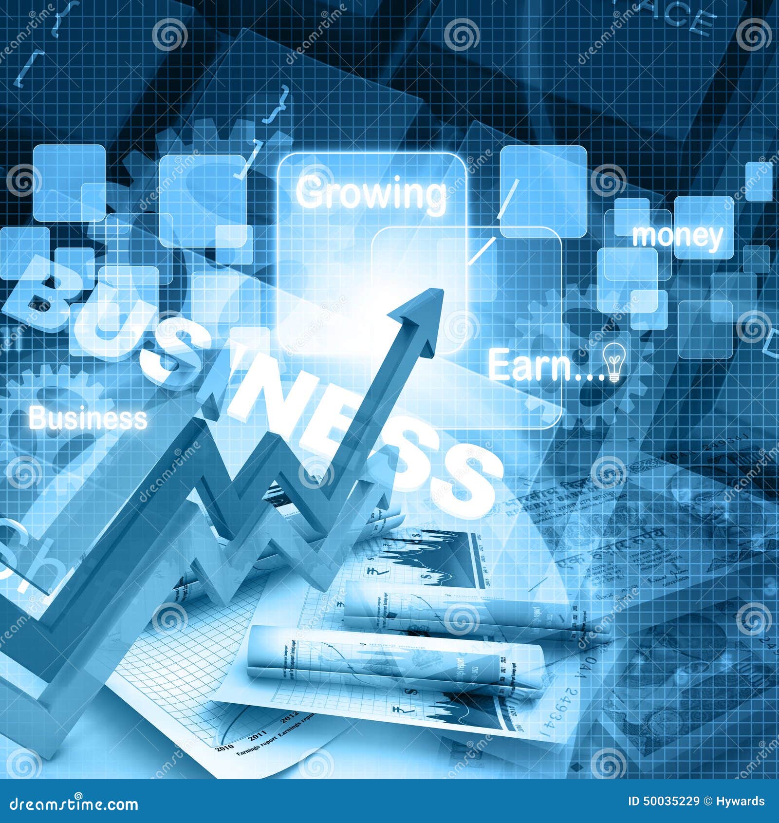 Economical chart and graph stock illustration. Illustration of ...