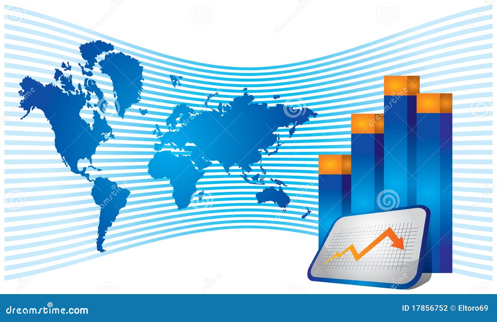 Economical growth stock vector. Illustration of finance - 17856752