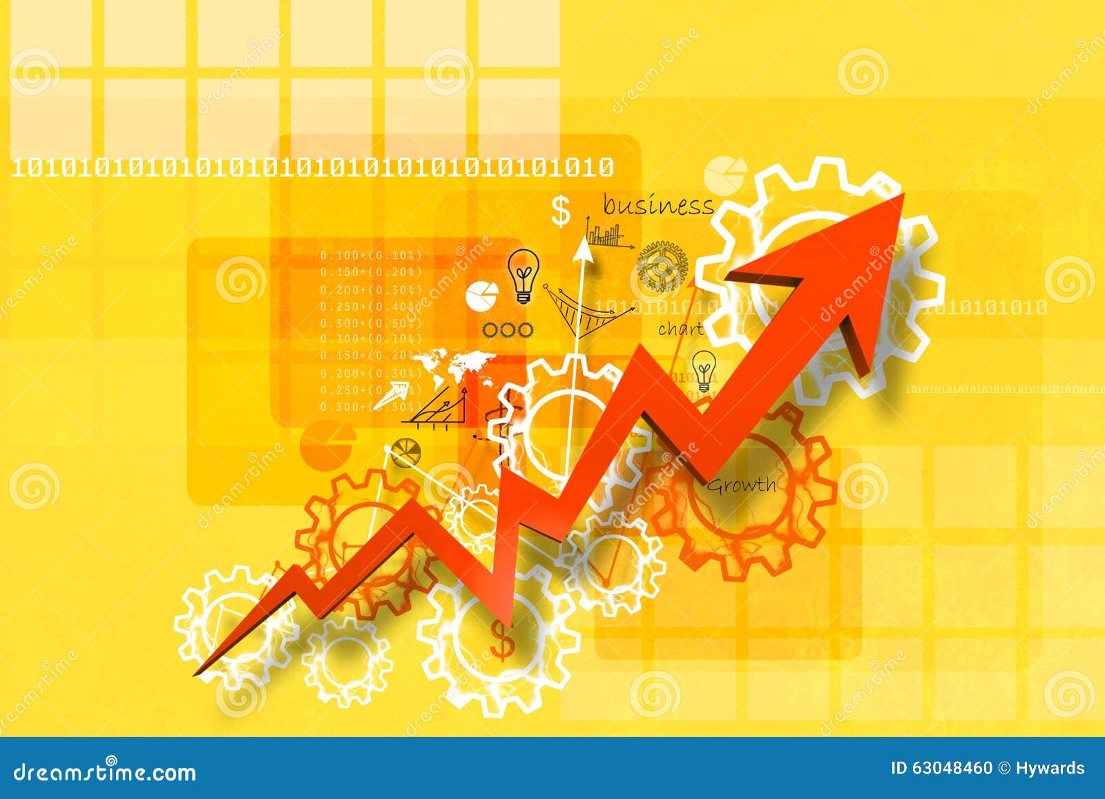 Economical Stock Market Graph Stock Illustration - Illustration of ...