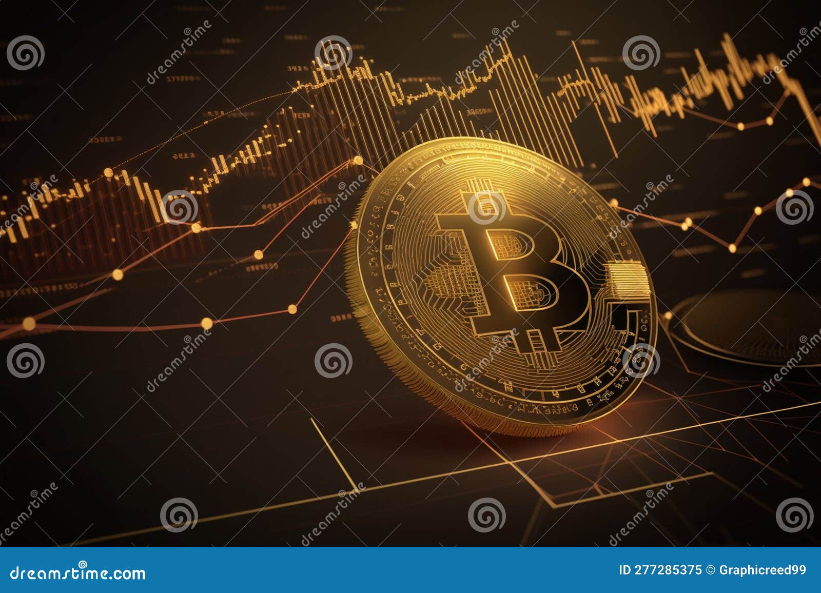 Ai Generative the Economics of Bitcoin and Crypto Currency a Chart ...