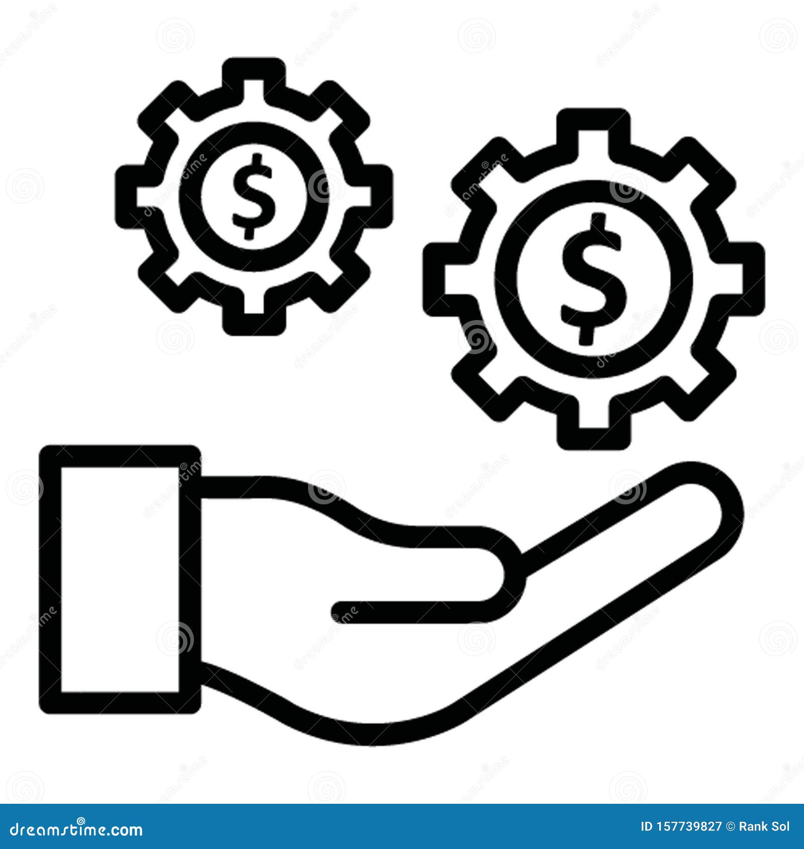 Economics, Financial Development . Vector Icon Which Can Easily Modify ...