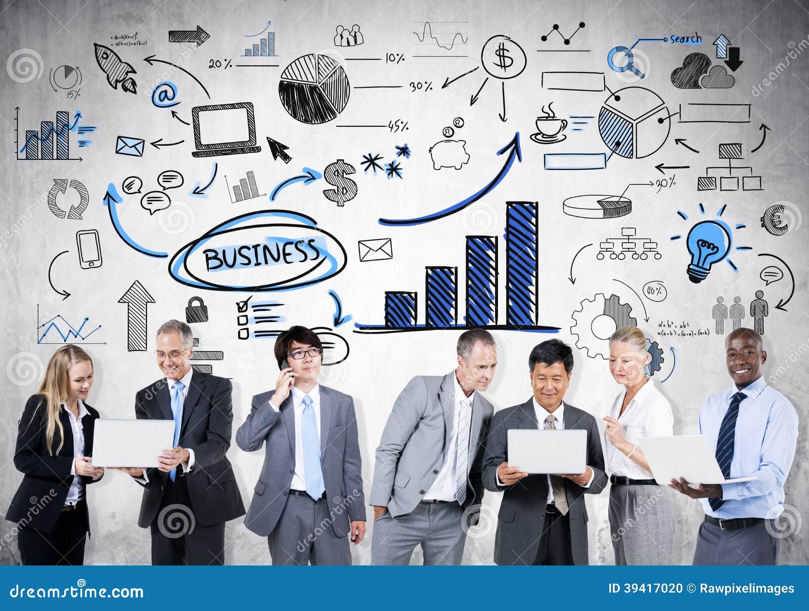 Economics trend stock photo. Image of analyzing, growth - 39417020