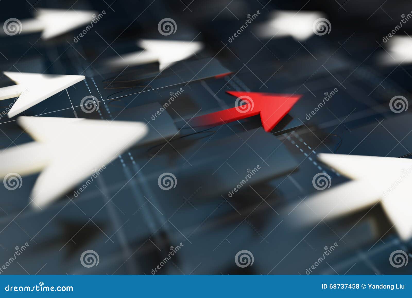 Economische Ontwikkeling En Pijl Stock Illustratie - Illustration of ...