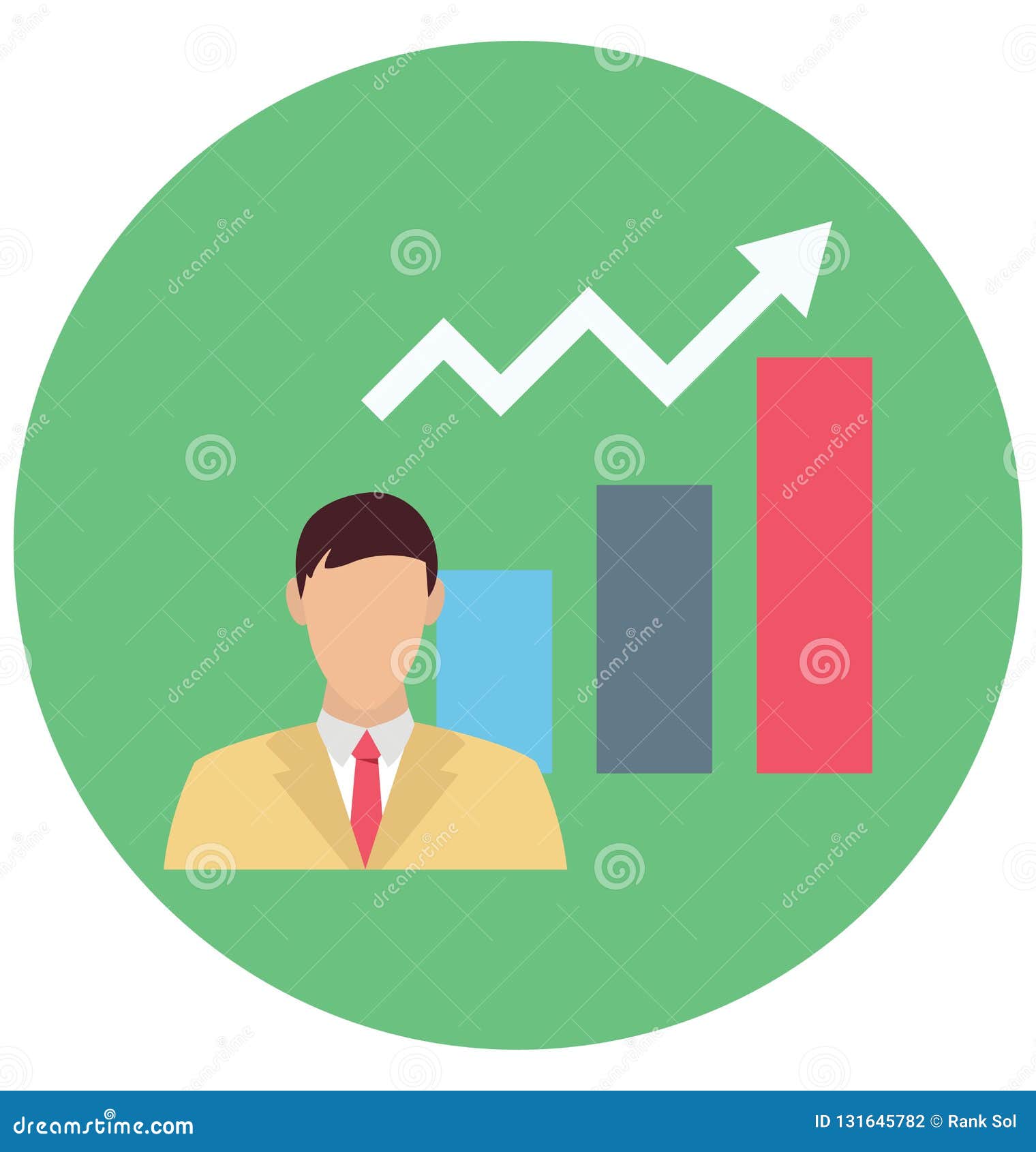 Economist Color Isolated Vector Icon that Can Be Easily Edit or ...