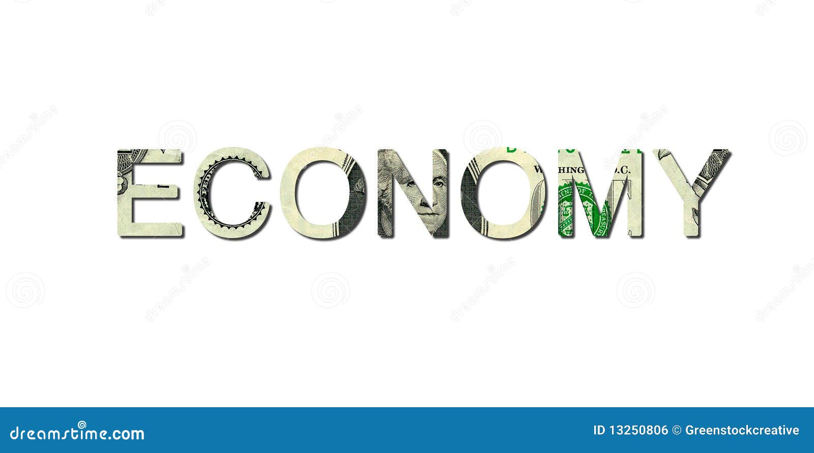 Economy-01 stock photo. Image of dollar, word, financial - 13250806